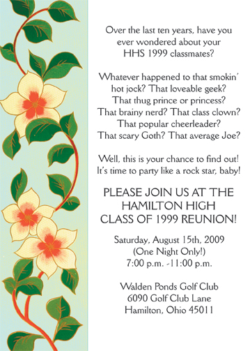 Class Reunion Invitation ⋆ IPV Studio