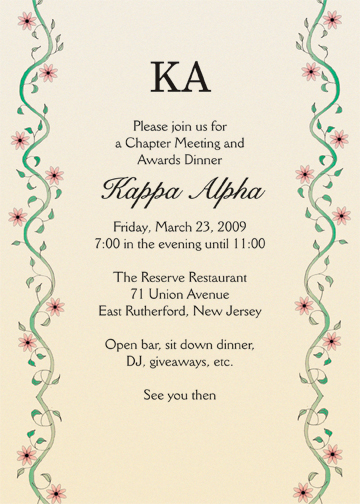 Fraternity Event Invitation Design Jacqueline McGilbray Added A New