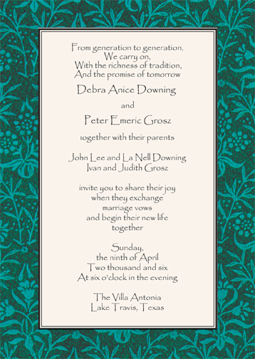 Commitment Ceremony Invitation ⋆ IPV Studio